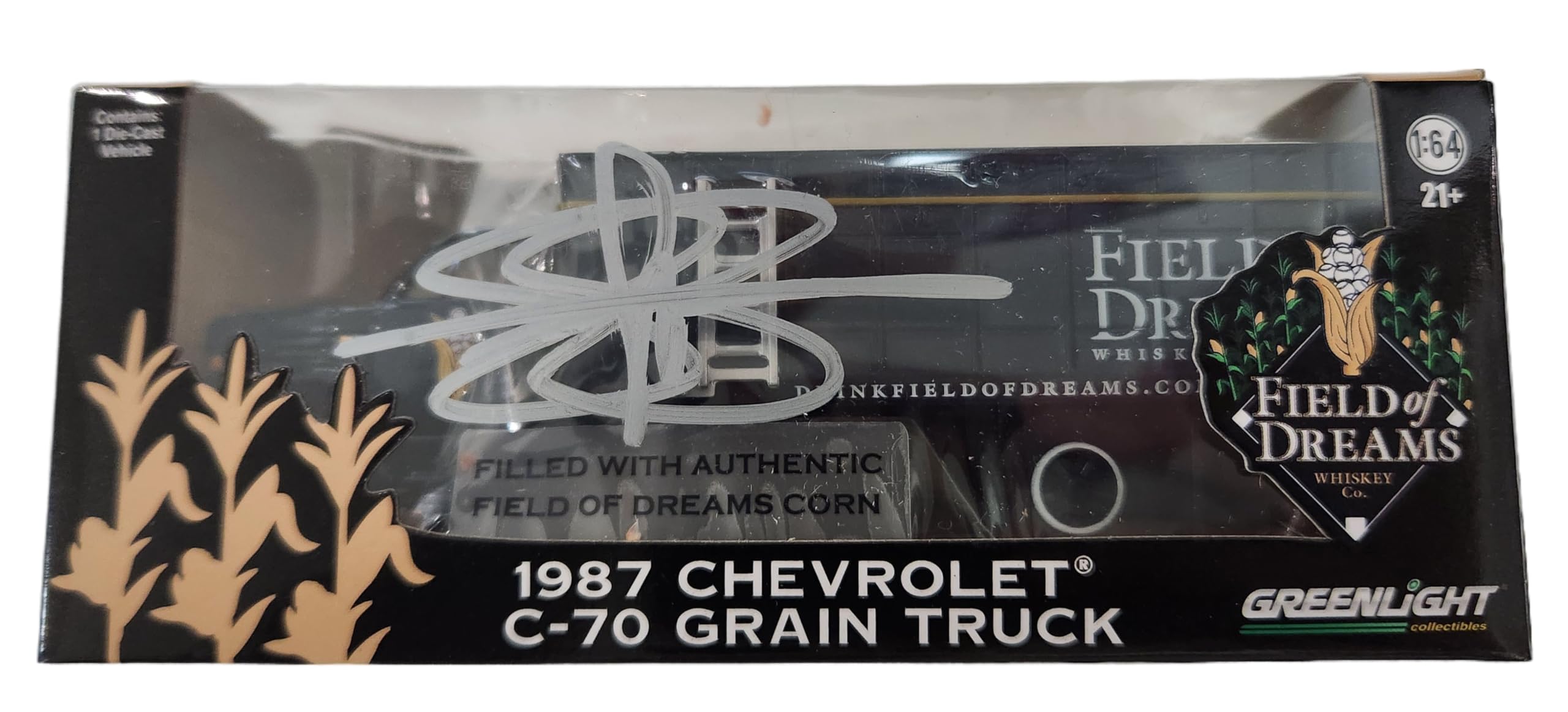 Collectibles Greenlight Field of Dreams 1987 Chevy C-70 Grain Truck 1/64 Scale Diecast