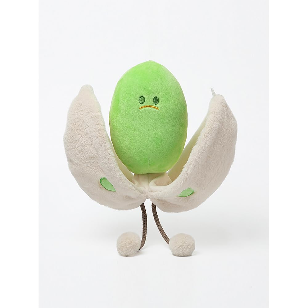 Creative hand 3D Pistachio Plush Pillow, Quirky Doll ModelingCute Cushion, Funny Food Plushie, Home Decorations(Crying face)