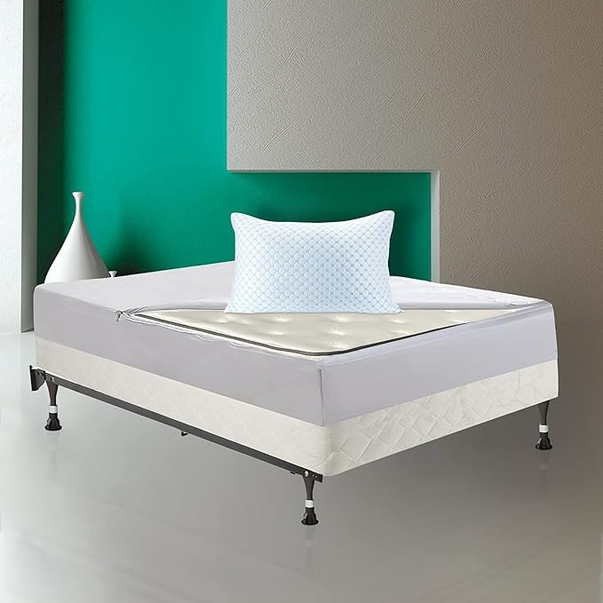 Highview Bedding Hybrid Bed Mattress Conventional, Twin, White