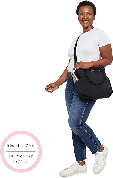 Baggallini Womens Carryall Daily Tote, Black