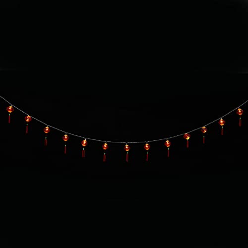ibasenice Spring Festival Lantern String Lights LED Chinese Style Fairy Lights String Lamp Birthday Party Layout Lights Restaurant Garden Home Decor String Lights