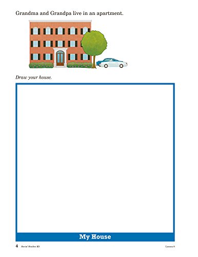 Social Studies K5 - Abeka 5 Year Old Kindergarten Student Activity Book