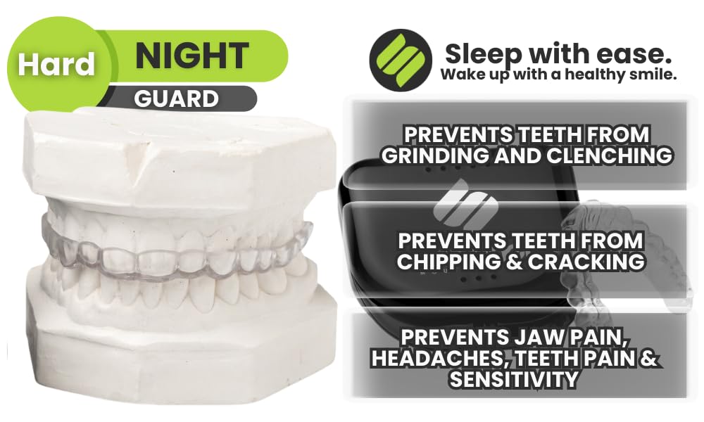 SENTINEL MOUTHGUARDS Durability Mouth Guard for Heavy Teeth Grinding and Jaw Clenching | Comfortable and Custom Fit | Dentist-Grade Material | Long-Lasting Protection | BPA-Free