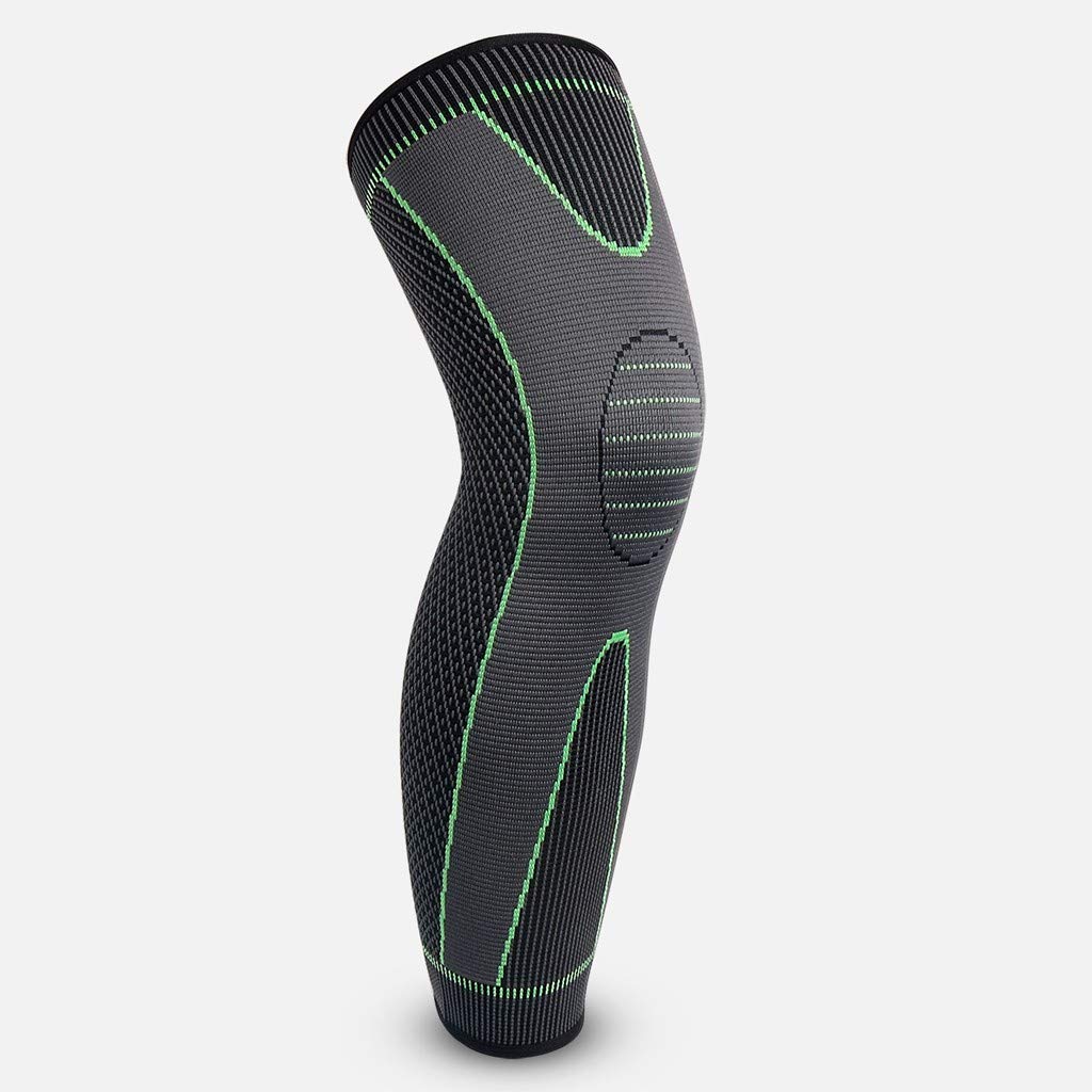 Baishitop Kneepad Splint Calf Calf Men's Compression Women's For Socks Socks Socks with Vertical Pinstripe for Men (Grey, M)