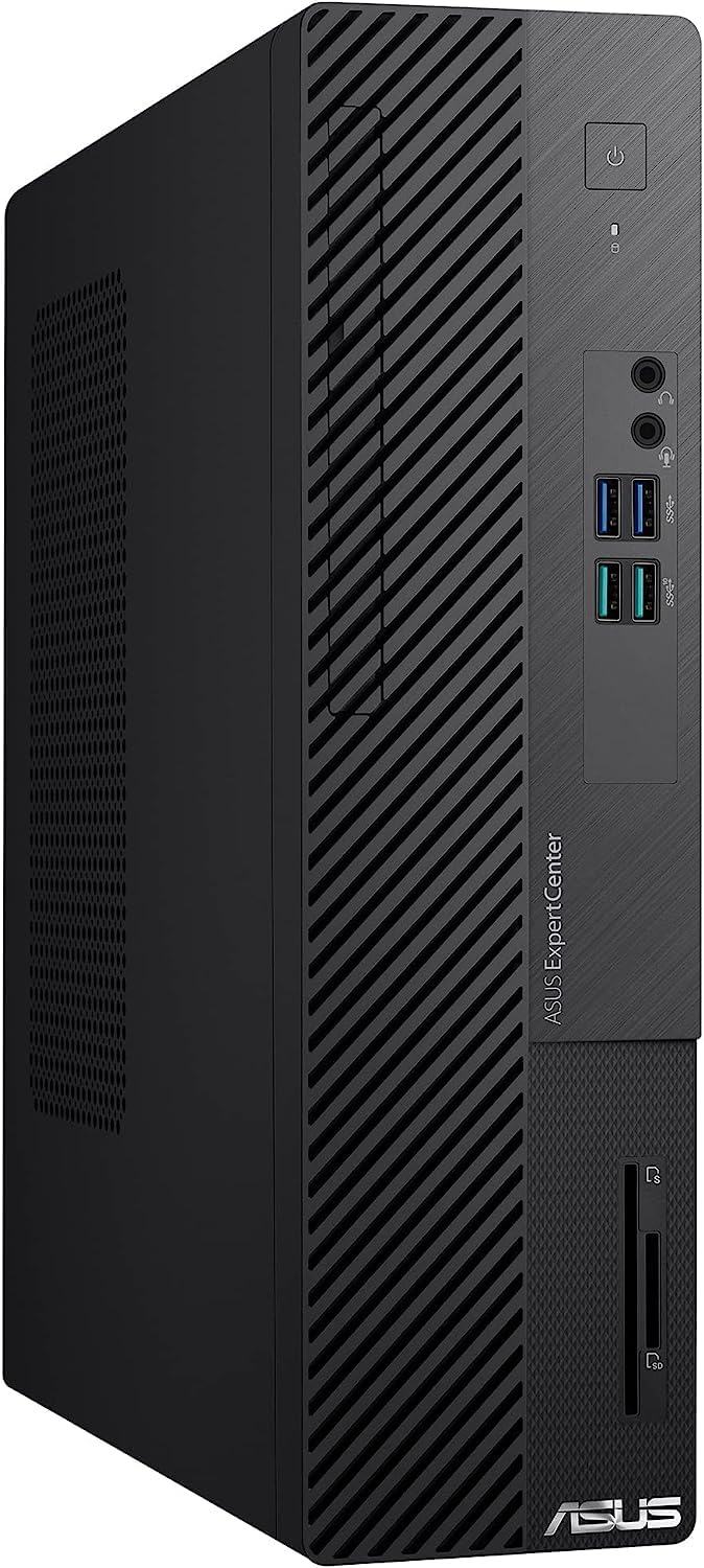 ASUS ExpertCenter D5 SFF Mini Desktop PC (Intel i5-12400 6-Core, 32GB RAM, 2TB PCIe SSD + 6TB HDD (3.5), Intel UHD 730, WiFi 6, Bluetooth 5.2, DVD-ROM, RJ-45, Win 11 Pro) w/Dockztorm Dock