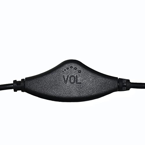 Soundnetic SNCCV Classroom Stereo Headphones with Leatherette Earpads and Volume Control, Black, Count of 10, Pack of 1