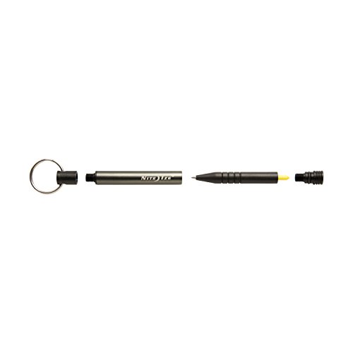 Nite Ize IP2-09-R7 INKA Key Chain Pen, Everyday Carry Full Size and Quick Use Pen, Charcoal