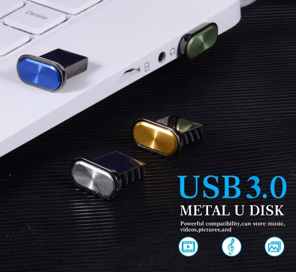 Brand: Akxesoriez 64GB Mini Flash Drive Pendrive Metal Button Car U Disk Memory Stick USB 3.0 Short UDP Udisk Chip Flash 16GB 32GB 64GB (64GB) (Red 64GB)