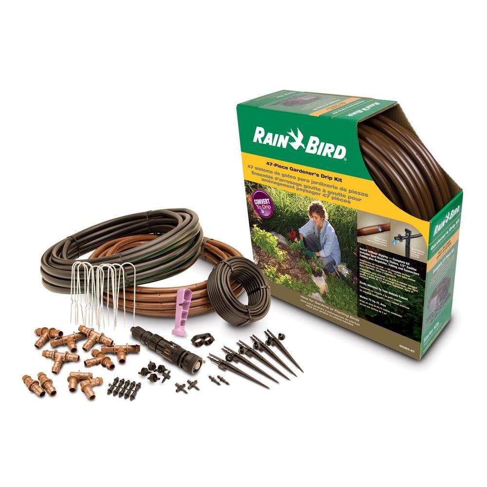 Rain Bird GRDNERKIT Drip Irrigation Gardener's Drip Kit