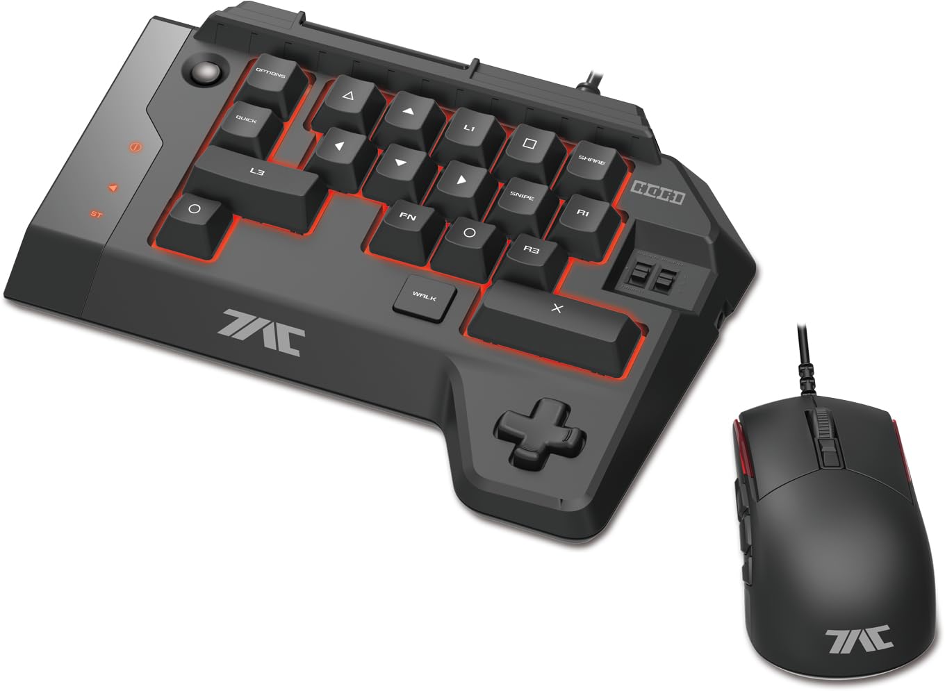 HORI Tactical Assault Commander (TAC:Four) KeyPad and Mouse Controller (PS4/PS3/PC)