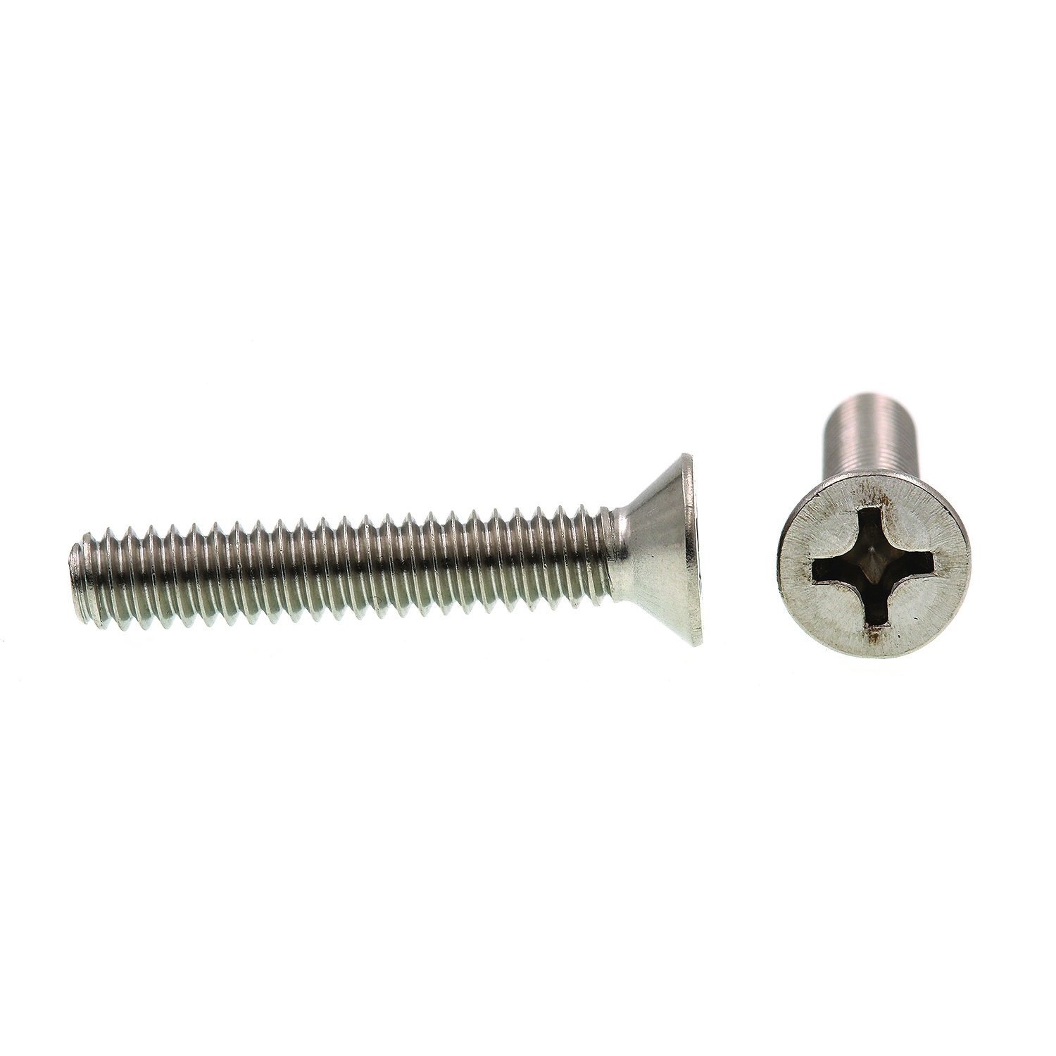 Prime-Line 9001954 Machine Screws, Flat Head, Phillips Drive, 1/4 In.-20 X 1-1/2 in (50 Pack)