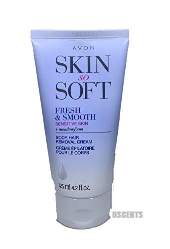 Avon Skin So Soft Fresh & Smooth Sensitive Skin Body Hair Removal Cream Set of 3