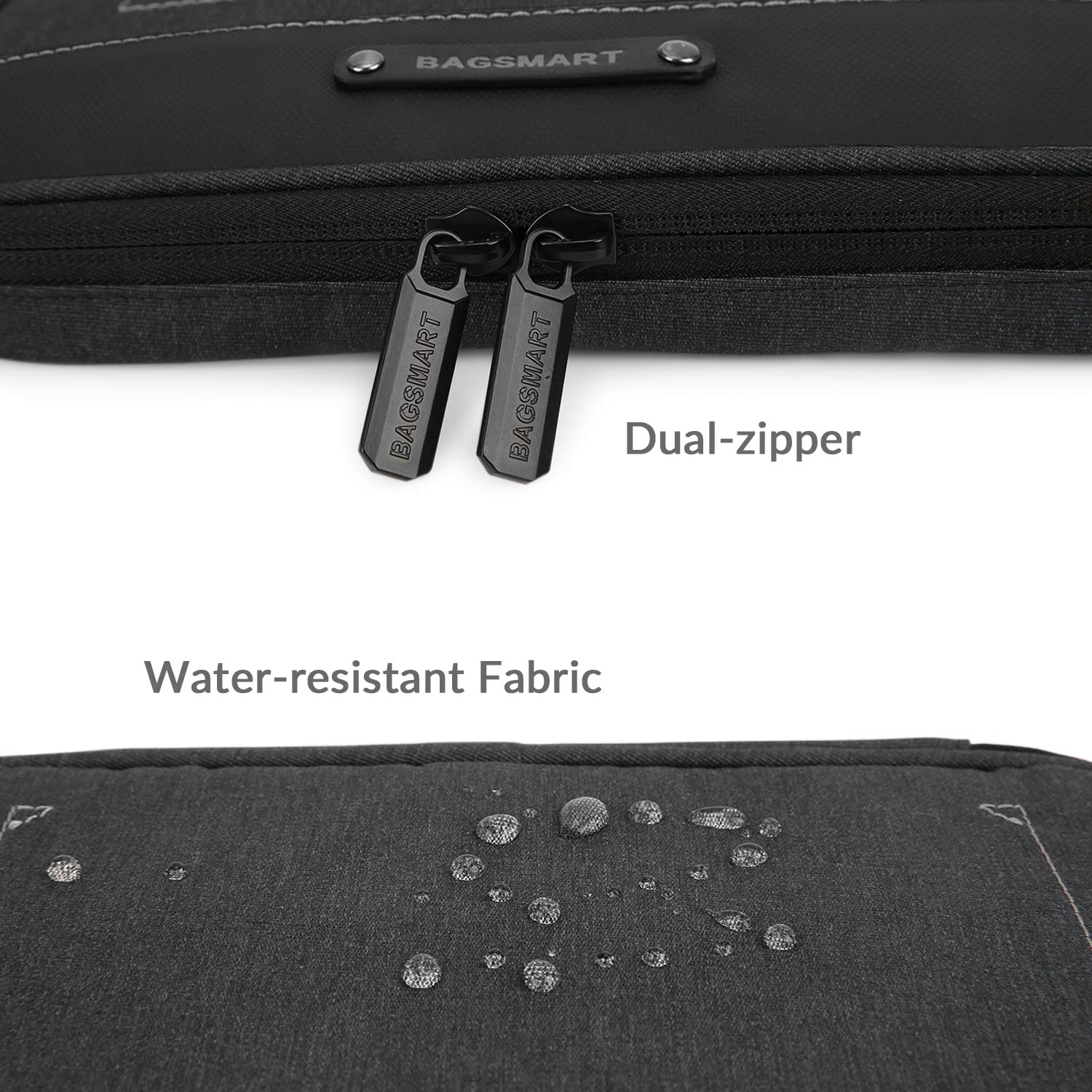 BAGSMART Electronic Organizer Travel Cable Organizer Electronics Accessories Cases for 7.9 Inch iPad Mini, Cables, Chargers, USB, SD Card
