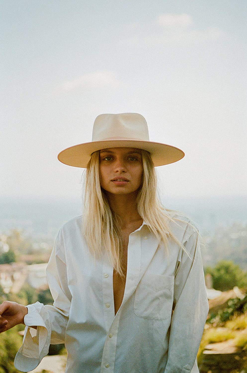 Lack of Color Women's Rancher Fedora Hat (Ivory, Small (55 cm))