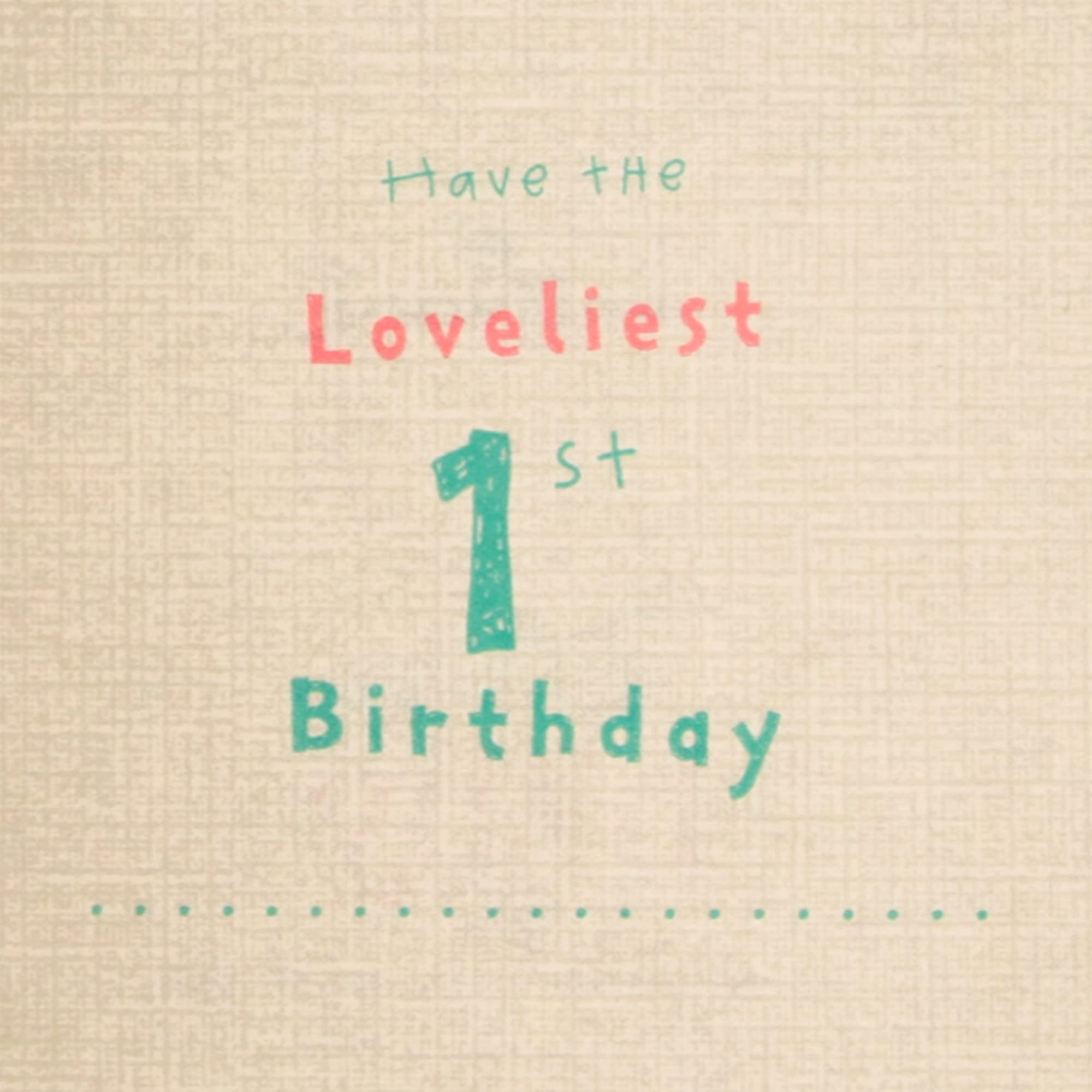 Hallmark 1st Birthday Card for Granddaughter - Cute Disney Winnie-the-Pooh Design with Keepsake Booklet