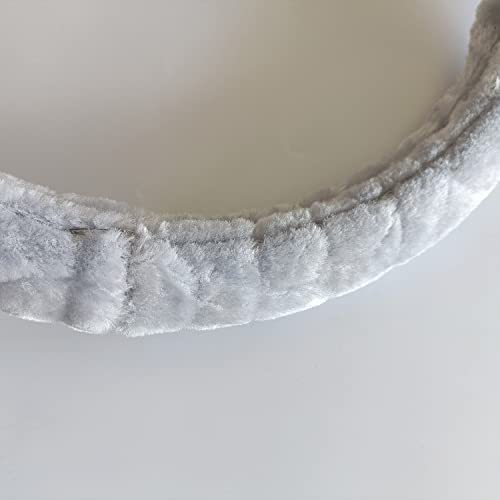 MORDEN MS-Steering wheel covers, plush short steering wheel cover with inner ring car non-slip cotton handle cover winter winter