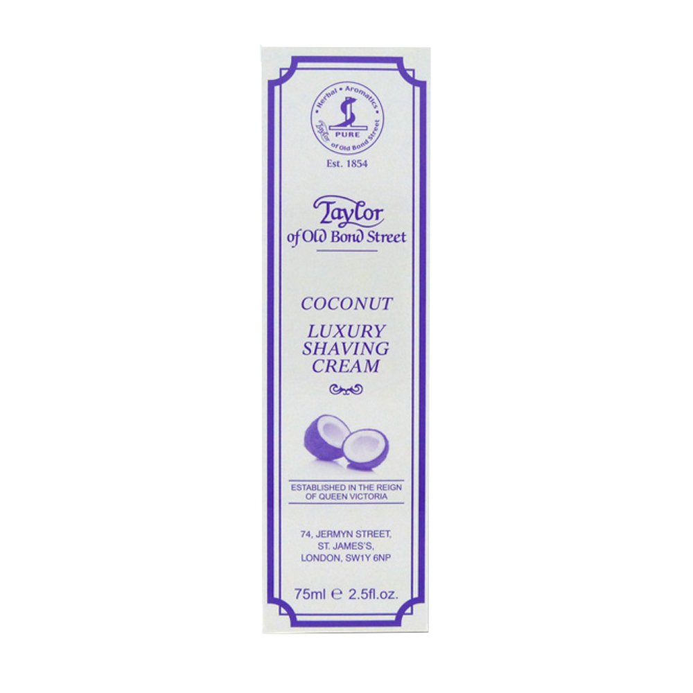 Shaving Cream 75ml Tube Coconut