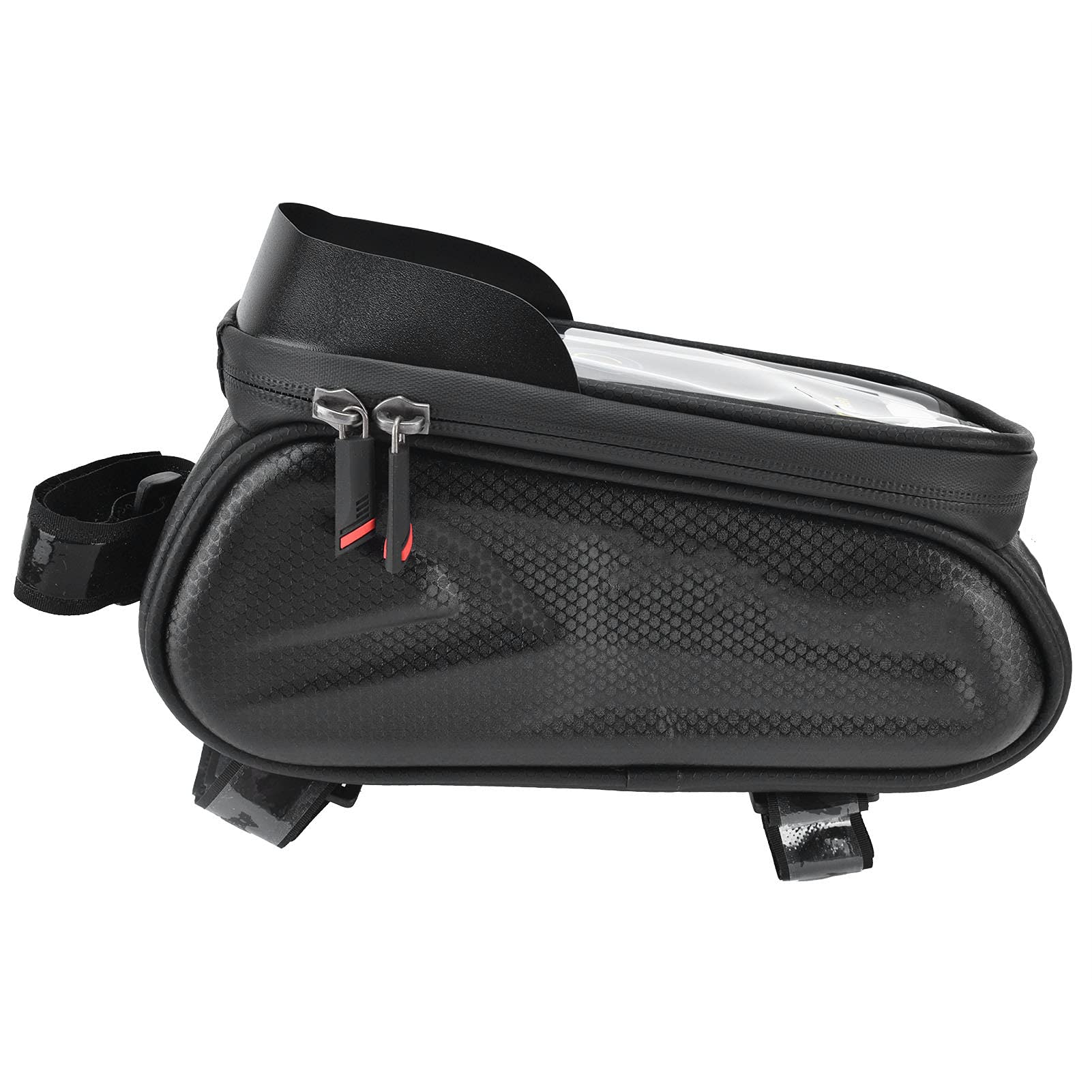 Boxwizard Bicycle Bag Waterproof Mountain Road Bicycle Front Frame Tube Saddle Bag Touch Screen Phone Holder for Outdoor Sports Cycling
