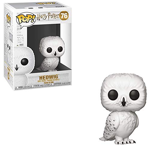 HARRY POTTER - Hedwig (Owl) Funko Pop Vinyl Figure (Bundled with Compatible Pop Box Protector Case), Multicolored, 3.75 inches