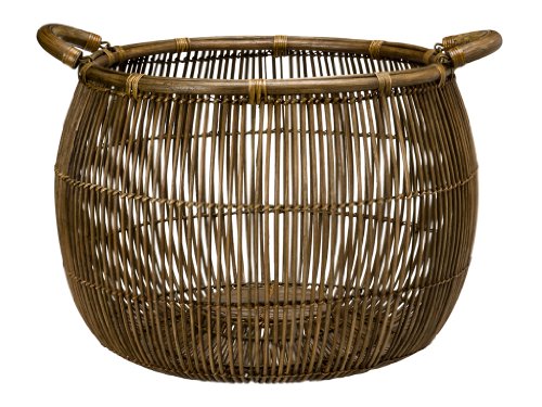 KOUBOO Large Open Weave Rattan Storage Basket