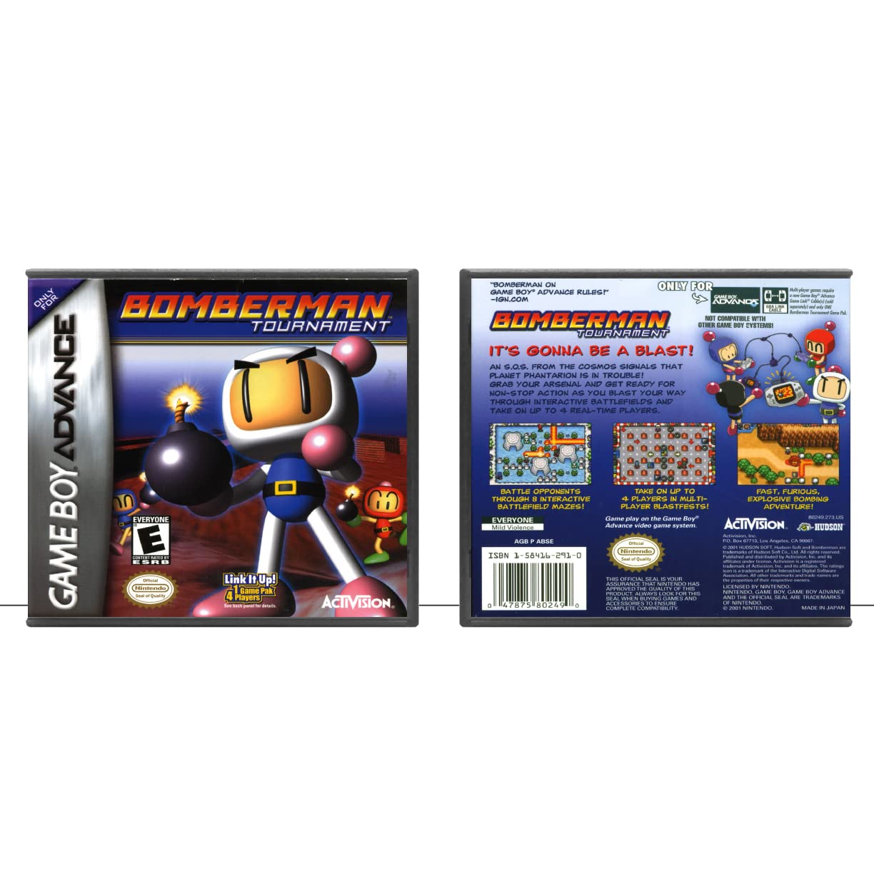 Bomberman Tournament | (GBA) Game Boy Advance - Game Case Only - No Game