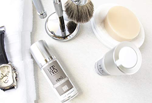 KPS Essentials Organic Renu Cream - 1oz | Hyaluronic Acid, Vitamin C Skincare | Redefine Eye Cream | Dark Spot Corrector | Reduce Puffiness | Crepe Correcting