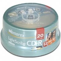 IMATION CORPORATION - CONSUMER MEMOREX 20PK CDR 52X 700MB SPINDLE LIGHTSCRIBE
