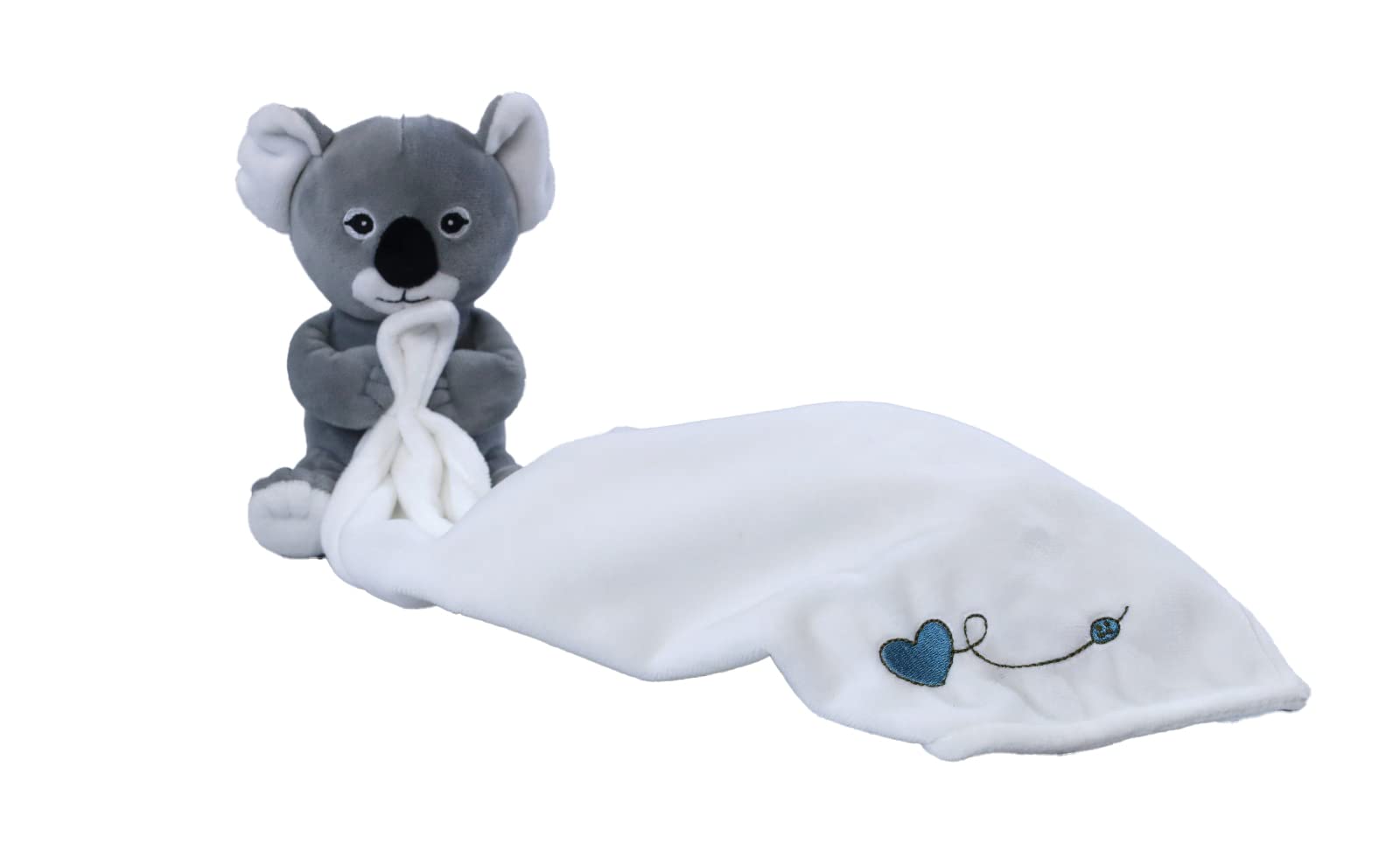 Plush Full Bodied Stuffed Koala Comforter Blanket 12"X12" for Babies, Toddlers,Boys and Girls
