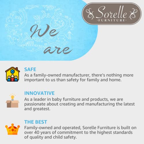 Sorelle 136 Toddler Solid Wood Bed Rail & Crib Conversion Kit | Universal & Timeless Style | Brushed Ivory | 51"x1"x20", Converts Crib to Toddler Bed