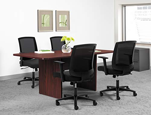 HON Torch Mesh Mid-Back Task Chair, Fixed Arms, in Black (HVL511)