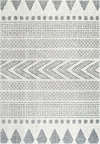 nuLOOM Shaina Tribal Area Rug, 5' x 7' 5", Grey