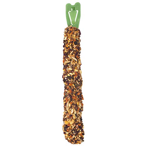 Vitakraft Crunch Sticks Apricot & Cherry Flavor Bird Treat for Parrots (2 Sticks), 5.5 oz (31689)