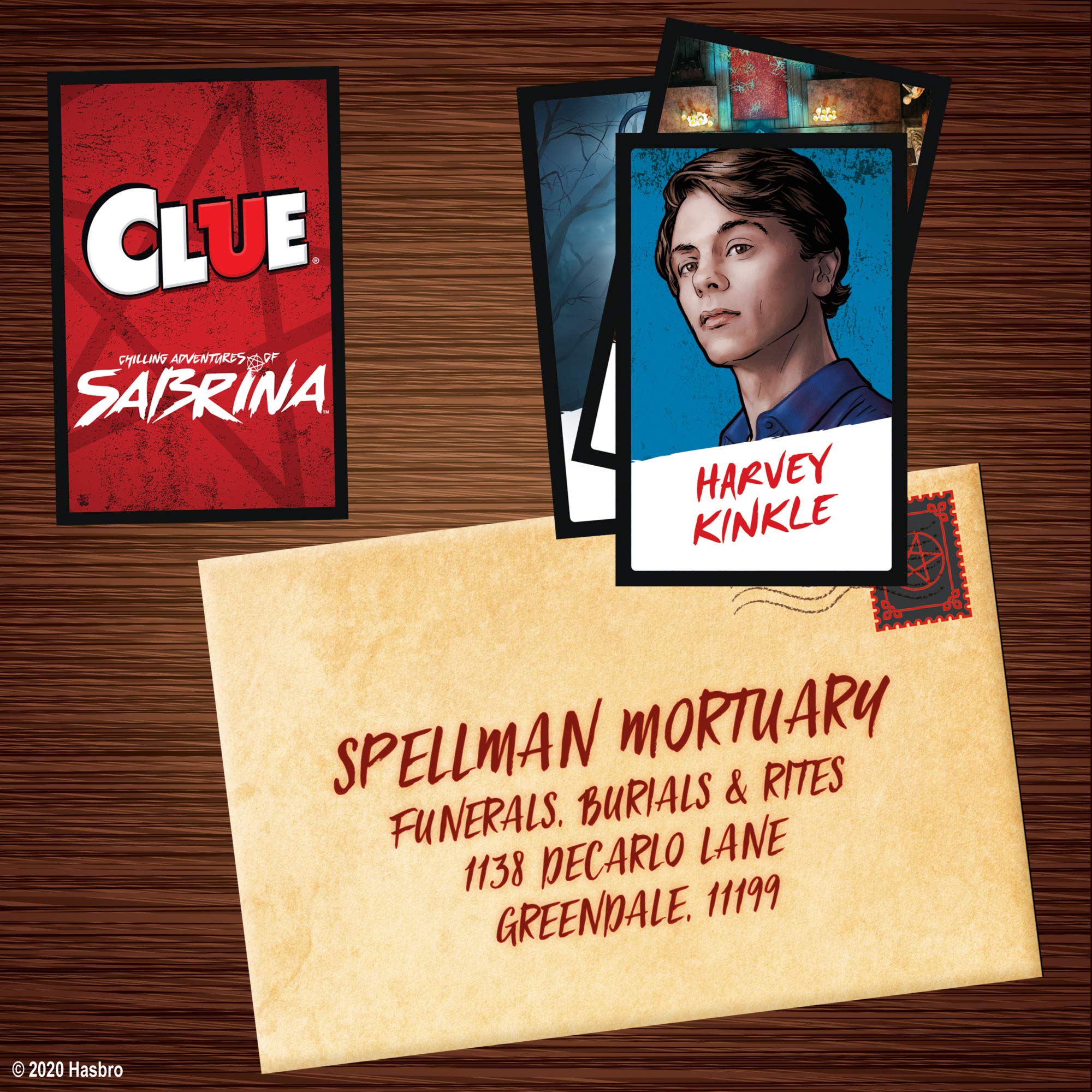 Hasbro Gaming Clue: Chilling Adventures of Sabrina Edition Board Game, Inspired by The Hit Series, Mystery Board Game for Kids Ages 14 and Up (Amazon Exclusive)
