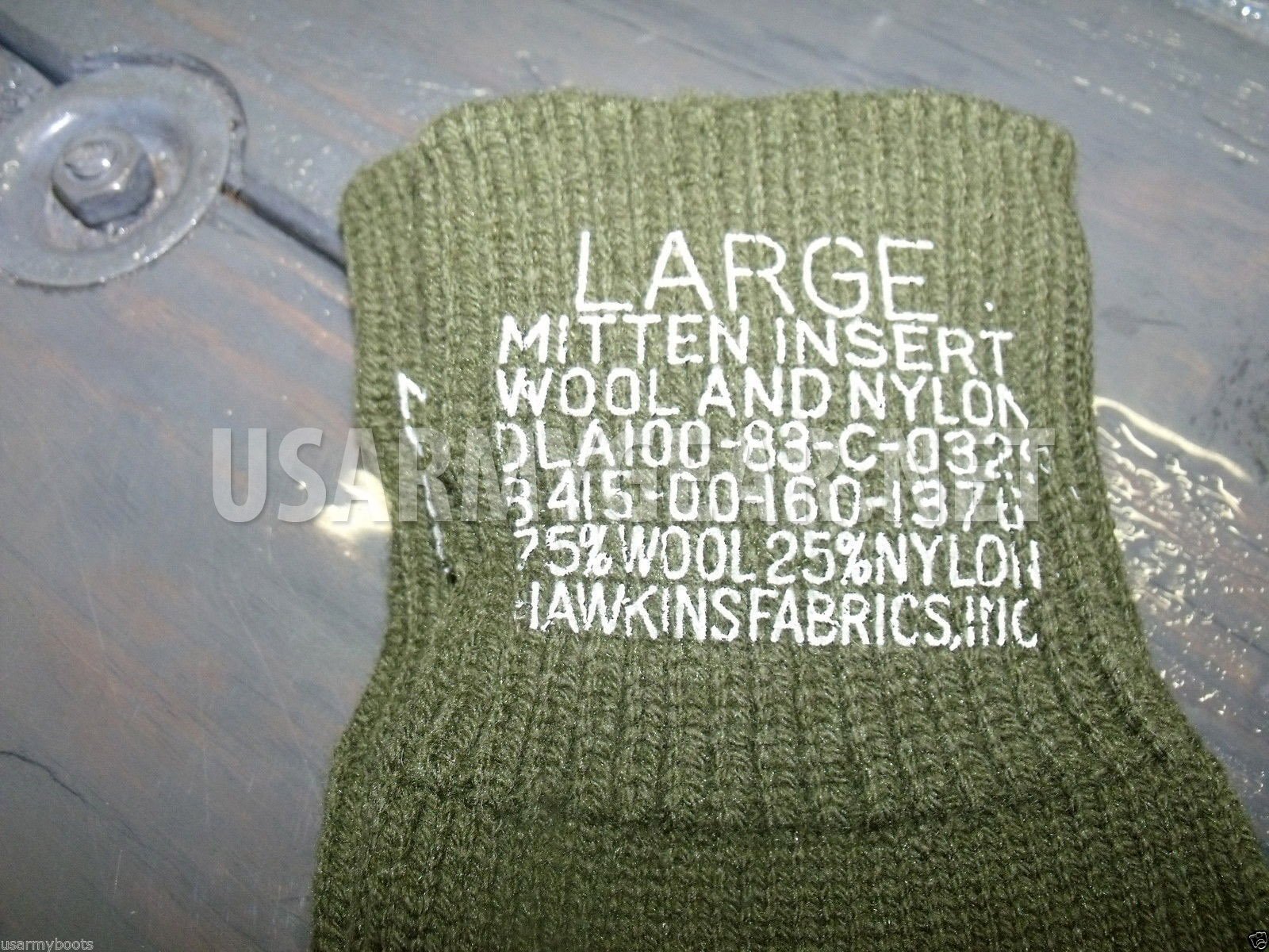 Army Cold Weather Military Trigger Finger Hunting Sniper Gloves Mitten Insert L Large