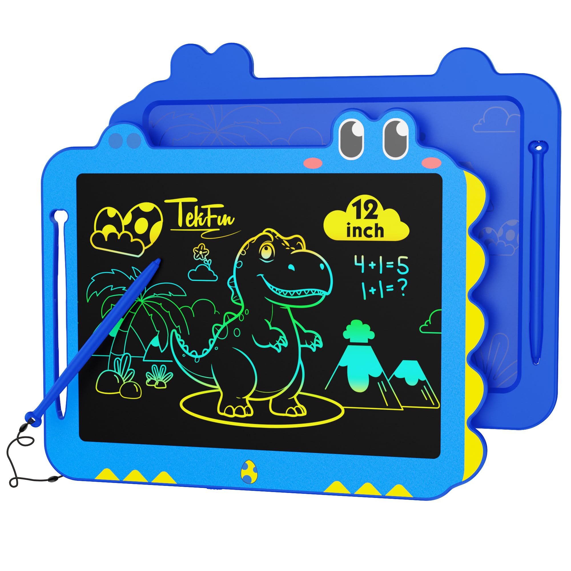 LCD Writing Tablet for Kids, Colorful Toddler Toys Doodle Board, Drawing Tablet, Reusable Electronic Pads Educational and Learning Toy Gift for 3-8 Years Old Boys and Girls