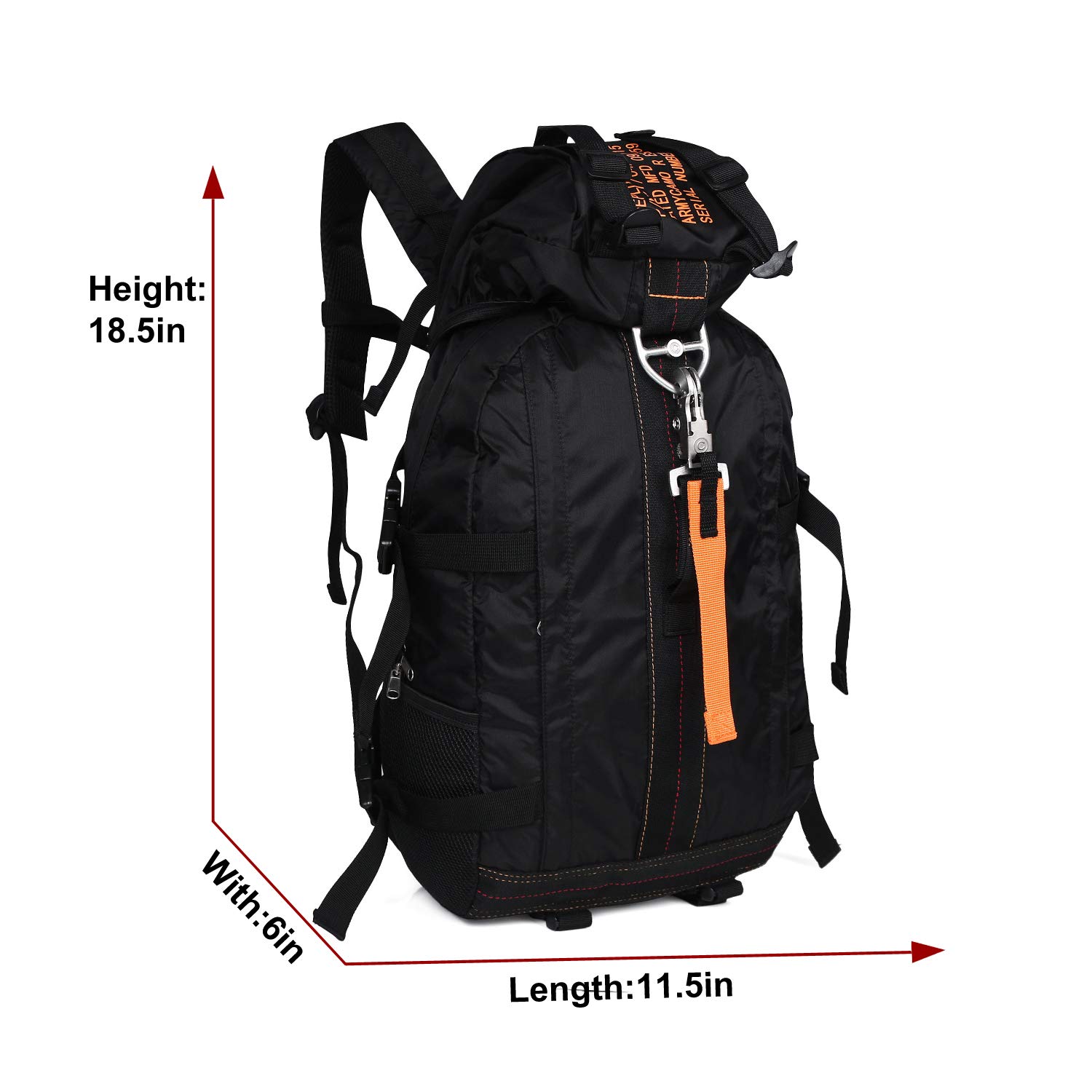 ARMYCAMOUSA AIR FORCE Parachute Buckles Rucksacks Nylon Tactical Backpack Deployment Bag