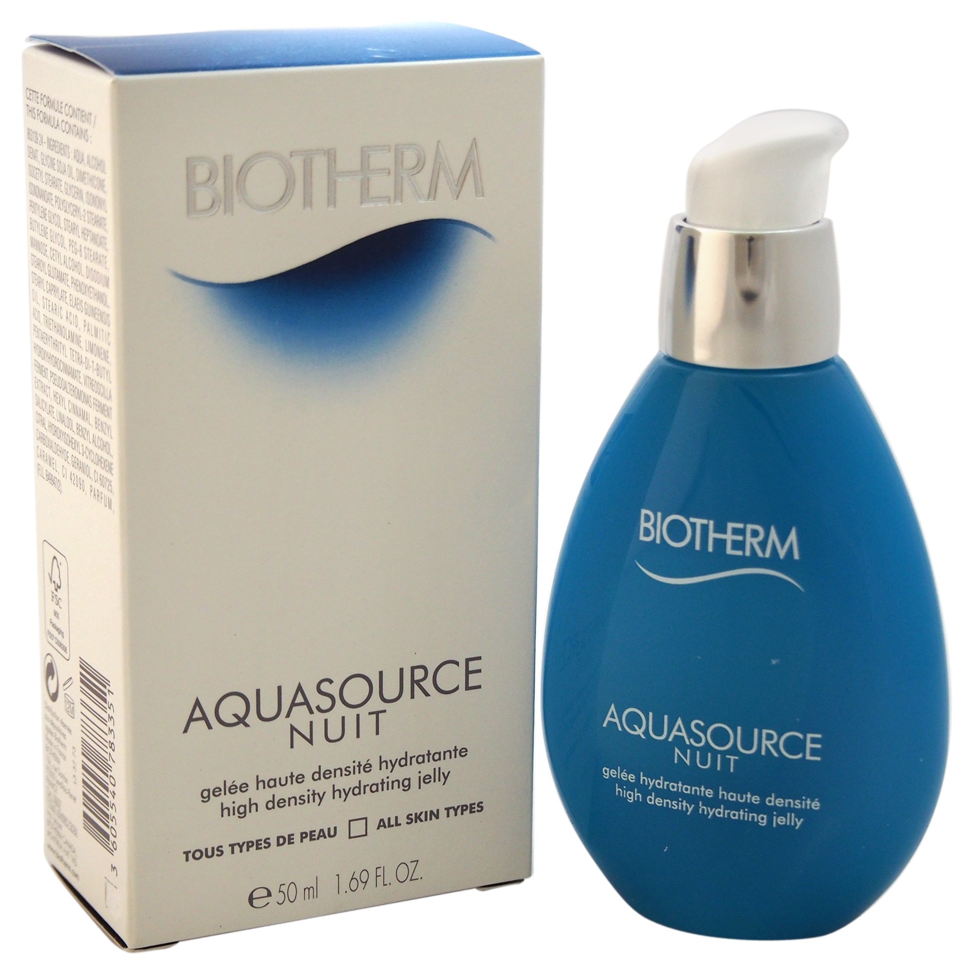 Aquasource Nuit High Density Hydrating Jelly Night Cream - All Skin Types Biotherm Cream 1.69 oz Unisex