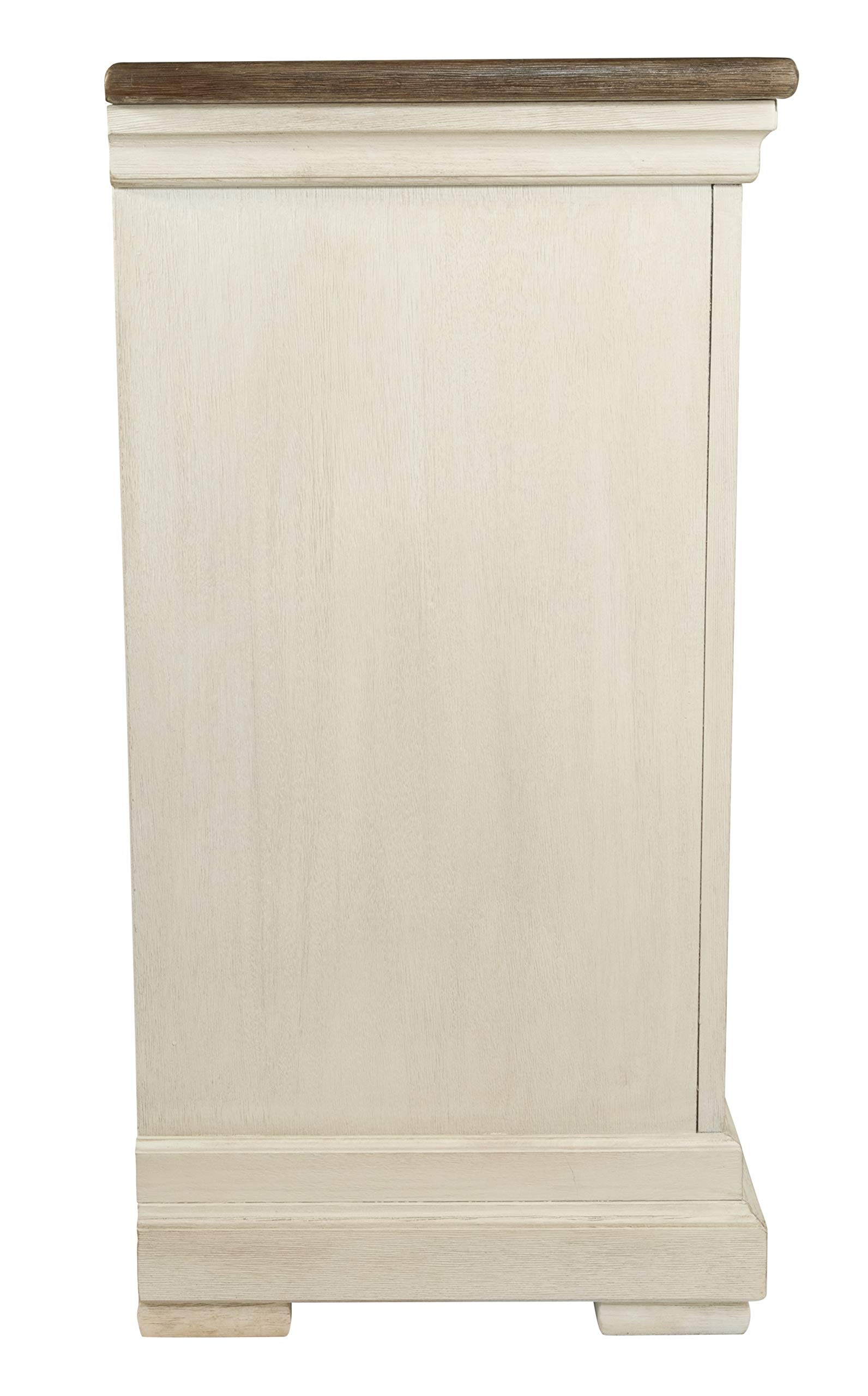Signature Design by Ashley Bolanburg French Country Dining Room Server, Two-tone White & Brown