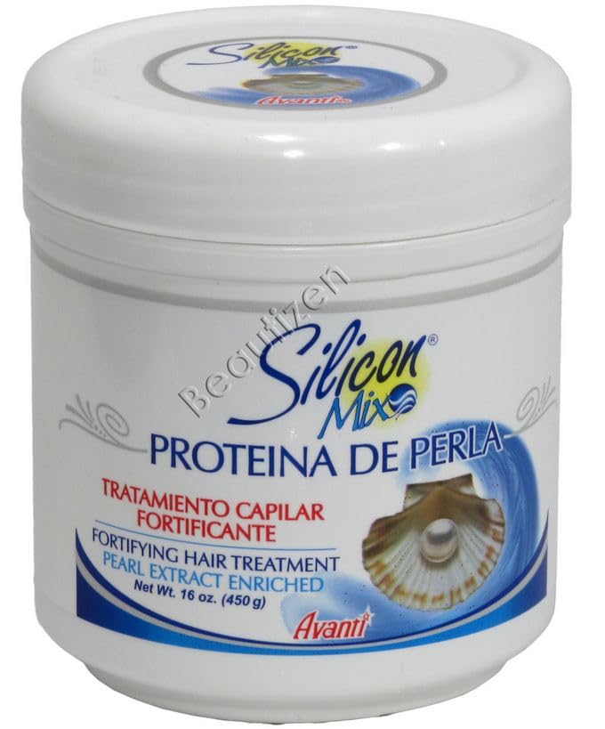 Silicon Mix Proteina De Perla & Shampoo 16 Oz Hair Treatment and Shampoo 16oz