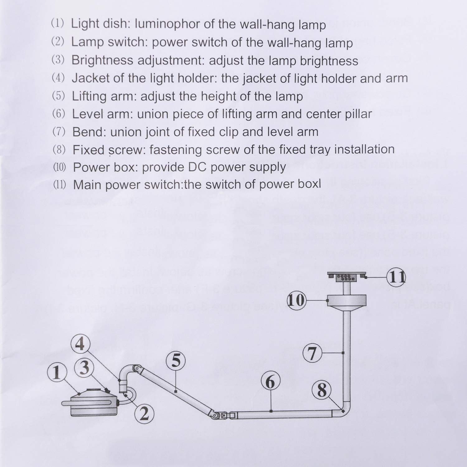 Liquor Minor Light Shadowless LED Media Lamp AC95-245V 110V Bright Mobile Ceiling Type Mounting Height 3.1M Illumination 40000lx Available