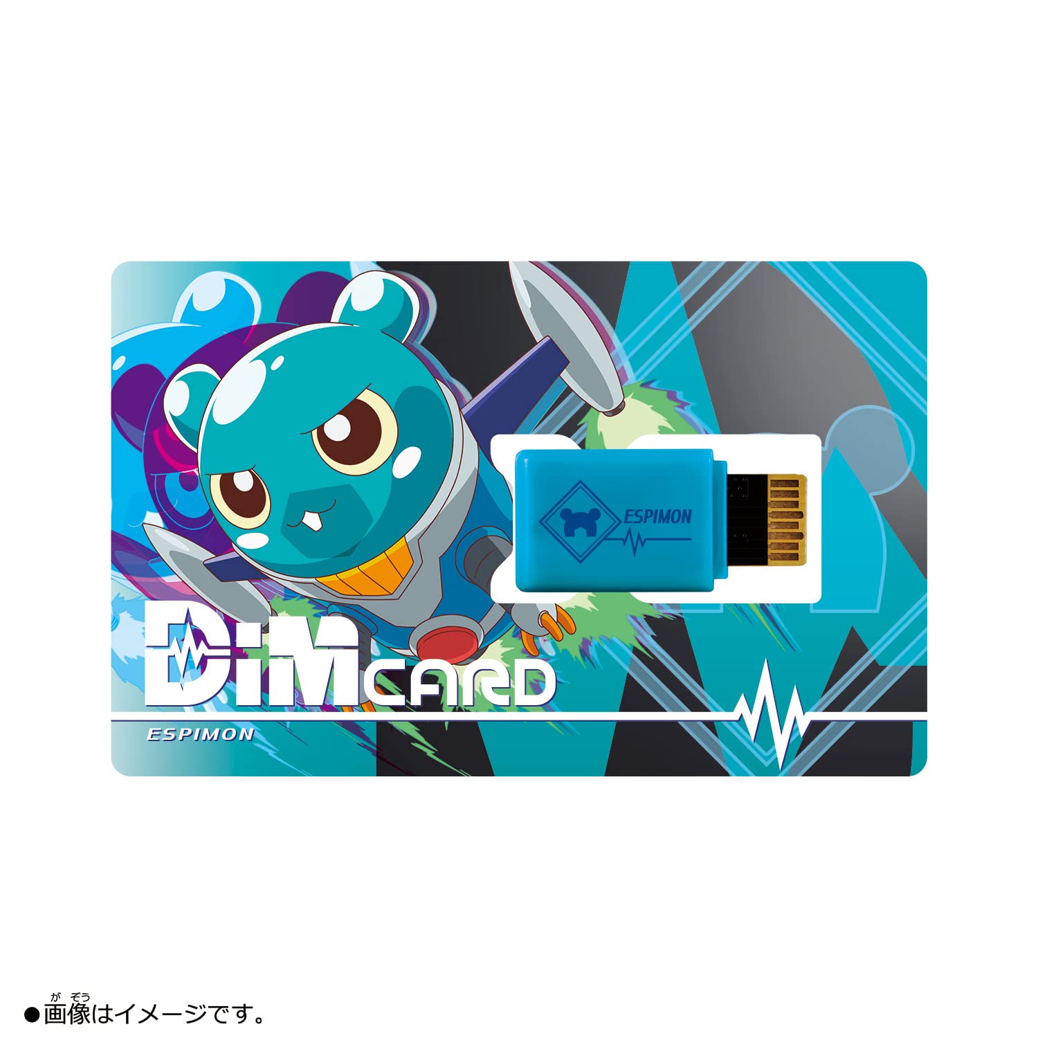 BANDAI NAMCO Entertainment Bandai Vital Bracelet Digital Monster Dim Card Set V3 Espimon & Ryudamon