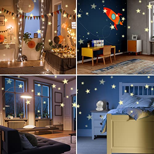 Toyunia Star Night Light for Kids Star Night Light for Kids Bedroom Girls Night Light Starry Night Light Projector Plug in Night Light for Kids with Timer (Plug in Rotating, 3000K)