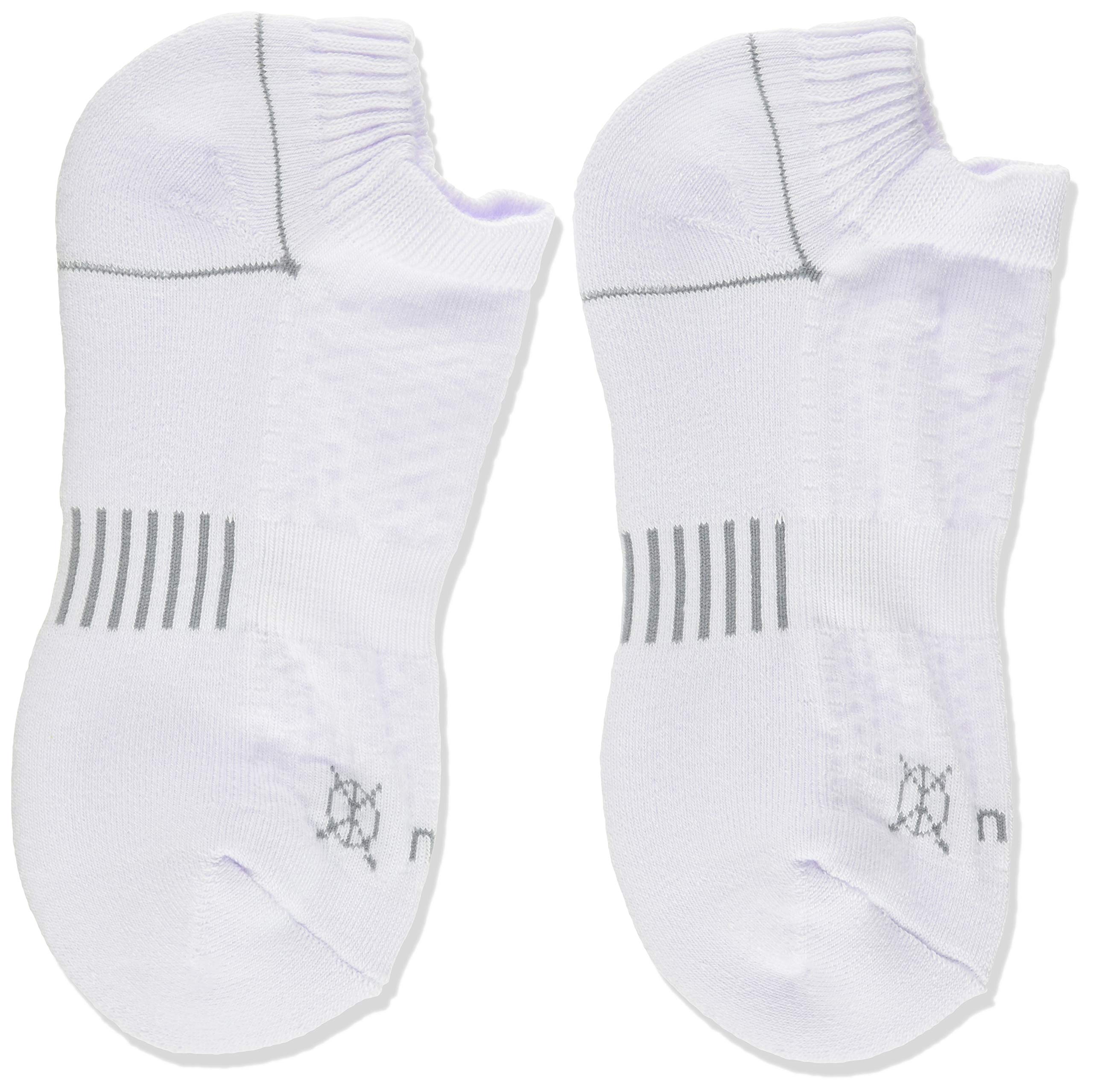 Balega Zulu Cushioning Performance No Show Active Lifestyle Socks for Men and Women (3 Pair), White, X-Large