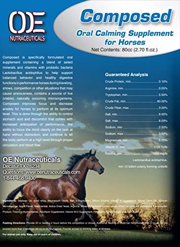 OE NUTRACEUTICALS Composed Oral Horse Suppliments (4 Doses)