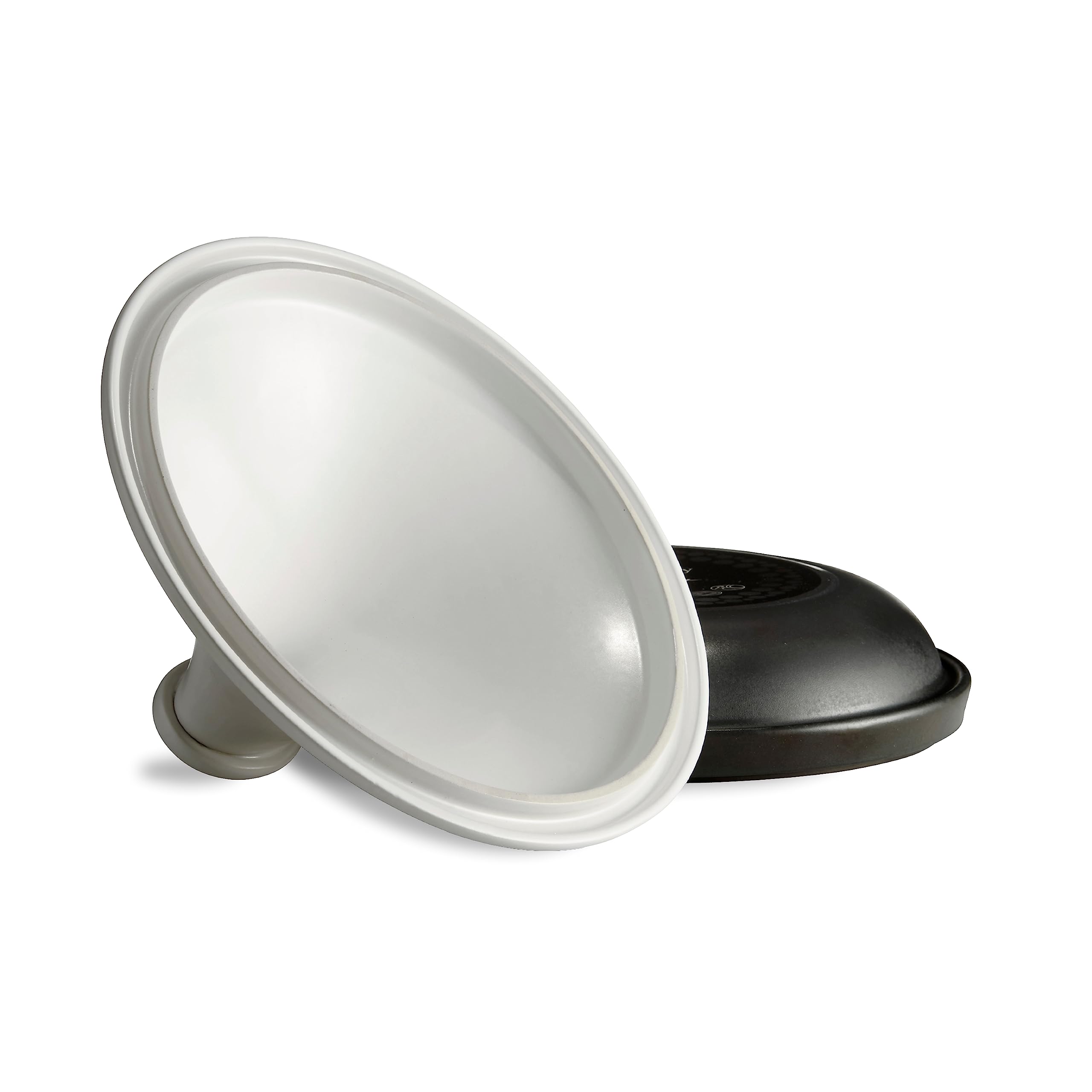 Emile Henry Delight Ceramic Quart Tagine, 2 Qt, Slate|White
