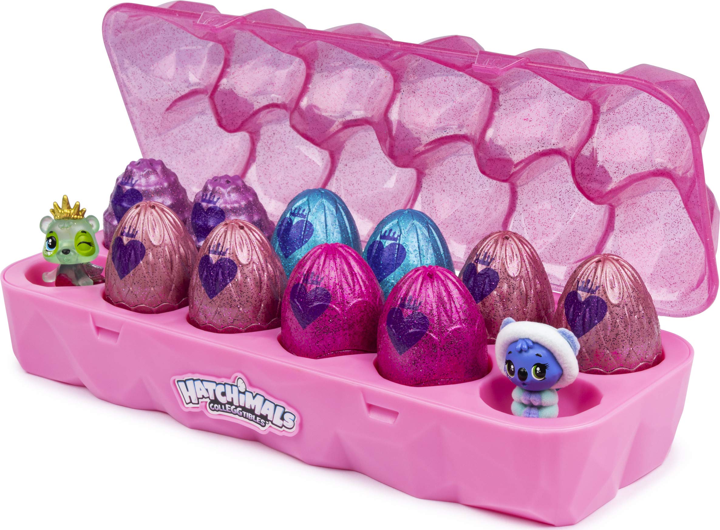 Hatchimals CollEGGtibles, Jewelry Box Royal Dozen 12-Pack Egg Carton with 2 Exclusive (Styles May Vary)
