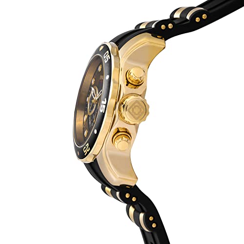 Invicta Men's 6981 Pro Diver Collection Chronograph Black Dial Black Dress Watch