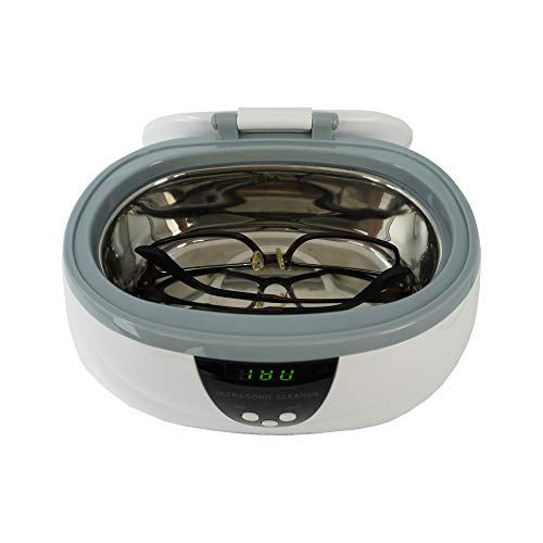 iSonicĀ® D3800a Digital Ultrasonic Cleaner for Jewelry, Eyeglasses, Watch, 600 ml, 110V 35W
