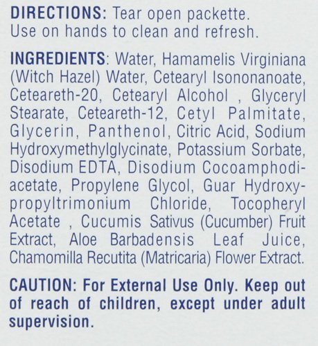 Singles Sensitive Skin Individually Wrapped Hand Moist Wipes, 24 Count (Pack of 1)