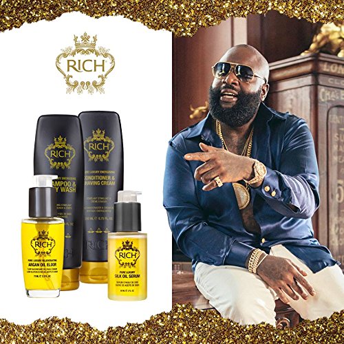 RICH Hair Care Pure Luxury Energizing Shampoo and Body Wash, 8.45 oz.